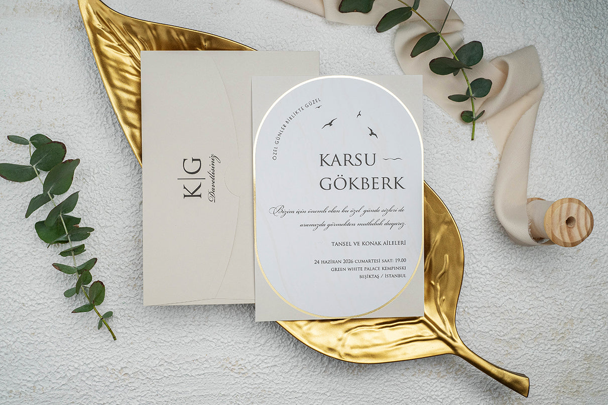 Wedding card, Dügün Davetiye inkl. Umschlag Kuvert, Kina Davetiyesi ...
