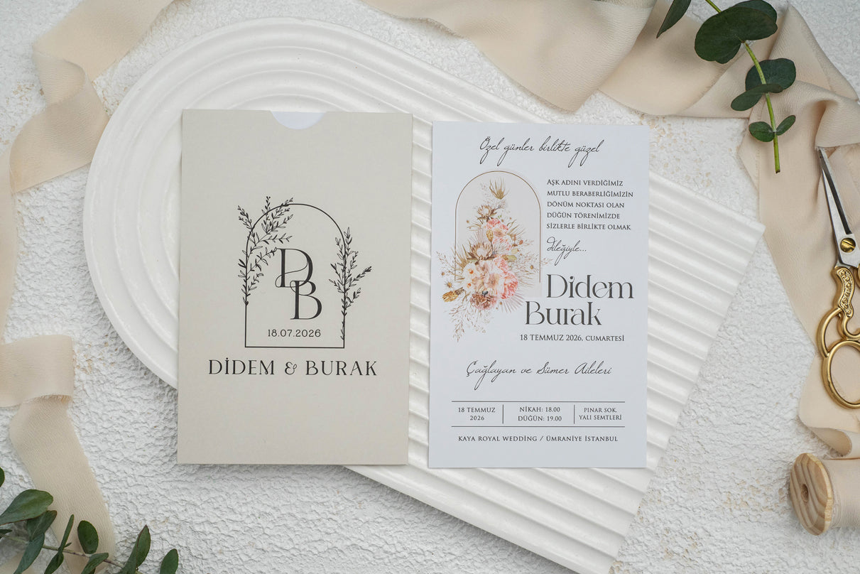 HOCHZEITSKARTEN Solingen – Lina Davetiye